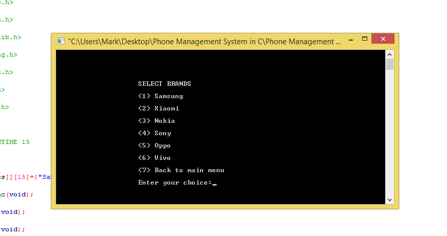 Phone Management System In C Free Source Code Sourcecodester